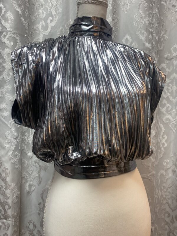 Metallic Silver Top – The Fashion Opera